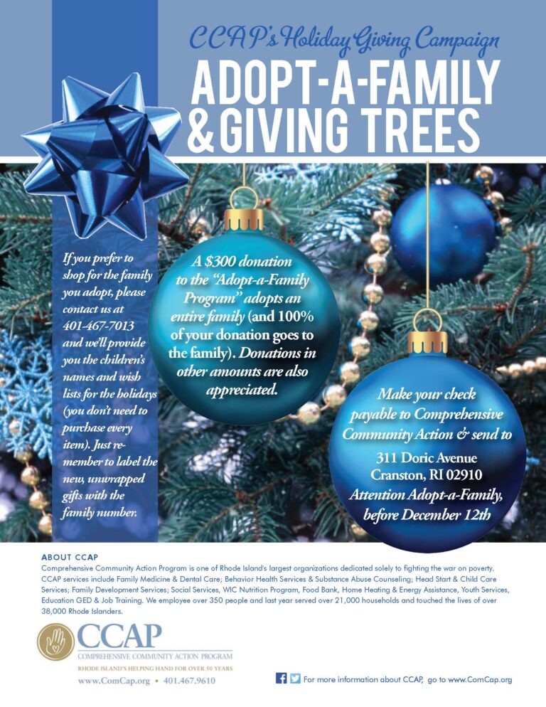 CCAP 2019 Holiday Giving Campaign | Comprehensive Community Action Program