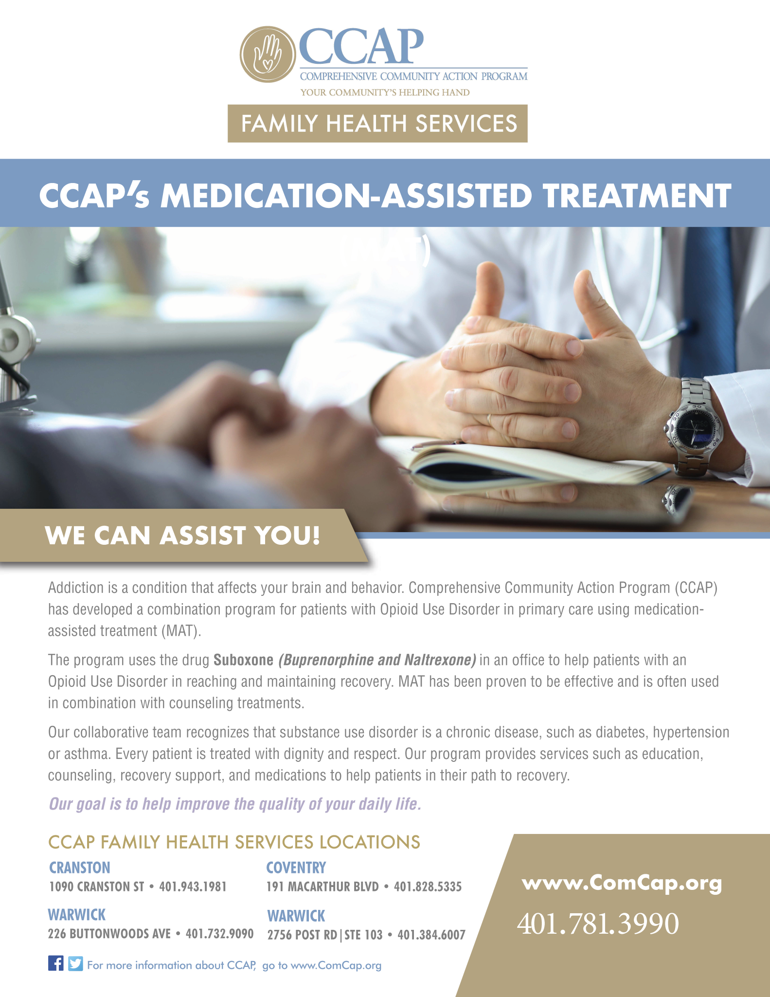 Dental & Health Care | CCAP Rhode Island